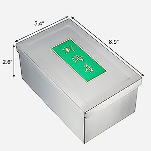 TIKUSAN Japanese Seaweed Container Sushi Nori Can Made in Japan Stainless Steel (Small)