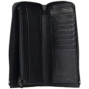 Diesel Men's CLIN L-24 Zip-Wallet, Black, UNI