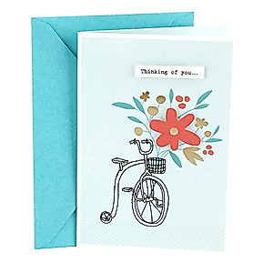 Hallmark Thinking of You Card (Bicycle with Flowers) (0699RZB1240)