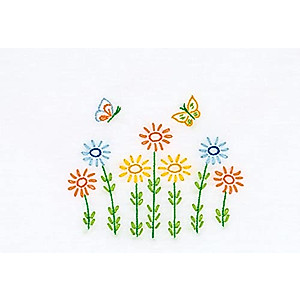 Jack Dempsey Hand Towel DECORATIV Field of, White