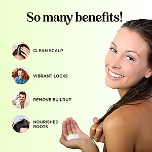 Oily Hair Shampoo for Greasy Hair - Clarifying Shampoo for Oily Hair and Dry Scalp Cleanser for Build Up - Deep Cleansing Shampoo for Oily Scalp Toner with Purifying Essential Oils for Hair Care