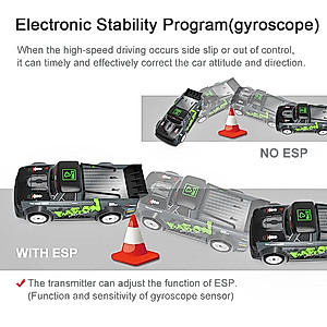 Mostop RC Drift Car for Adults 20MPH High Speed RC Drift Racing Car, 4WD 2.4Ghz Remote Control Car,Throttle & Steering Control RC Car for Drift and Race,1/16 RTR Drift RC Cars with Light