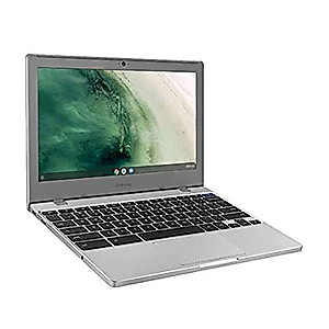 SAMSUNG Electronics Chromebook 4 (2021 Model Without SD Slot) 11.6" Intel UHD Graphics 600, Intel Celeron Processor N4020, 4GB, 16GB- Wi-Fi - Platinum (XE310XBA-KD1US), Silver