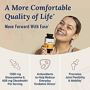 Glucosamine Chondroitin with MSM, Hyaluronic Acid, and More - MoveWell by LiveWell | Joint Health Supplement