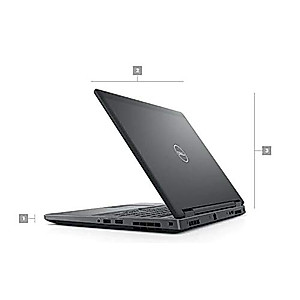 Dell Precision M7530 Mobiel Workstation, 15.6inch FHD (1920x1080), Intel Core Xeon E-2176M, 32GB (2x16GB) RAM, 1TB SSD, NVIDIA Quadro P2000 4GB GDDR5 Win 10 Pro (Renewed)