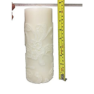 Hosley 11.50 Inch High Cream Wedding Unity Candle Set Includes 1 Pillar and 2 Taper Candles Great for Weddings as Well as Special Events and Emergency Lighting or for Reiki Spa Meditation