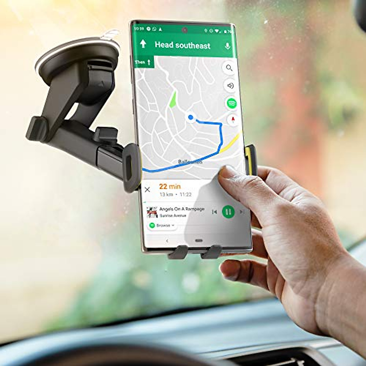 Encased iPhone Car Mount for iPhone 14/13/ 12/ 11 Pro Max Phone Holder (Case Friendly Design)