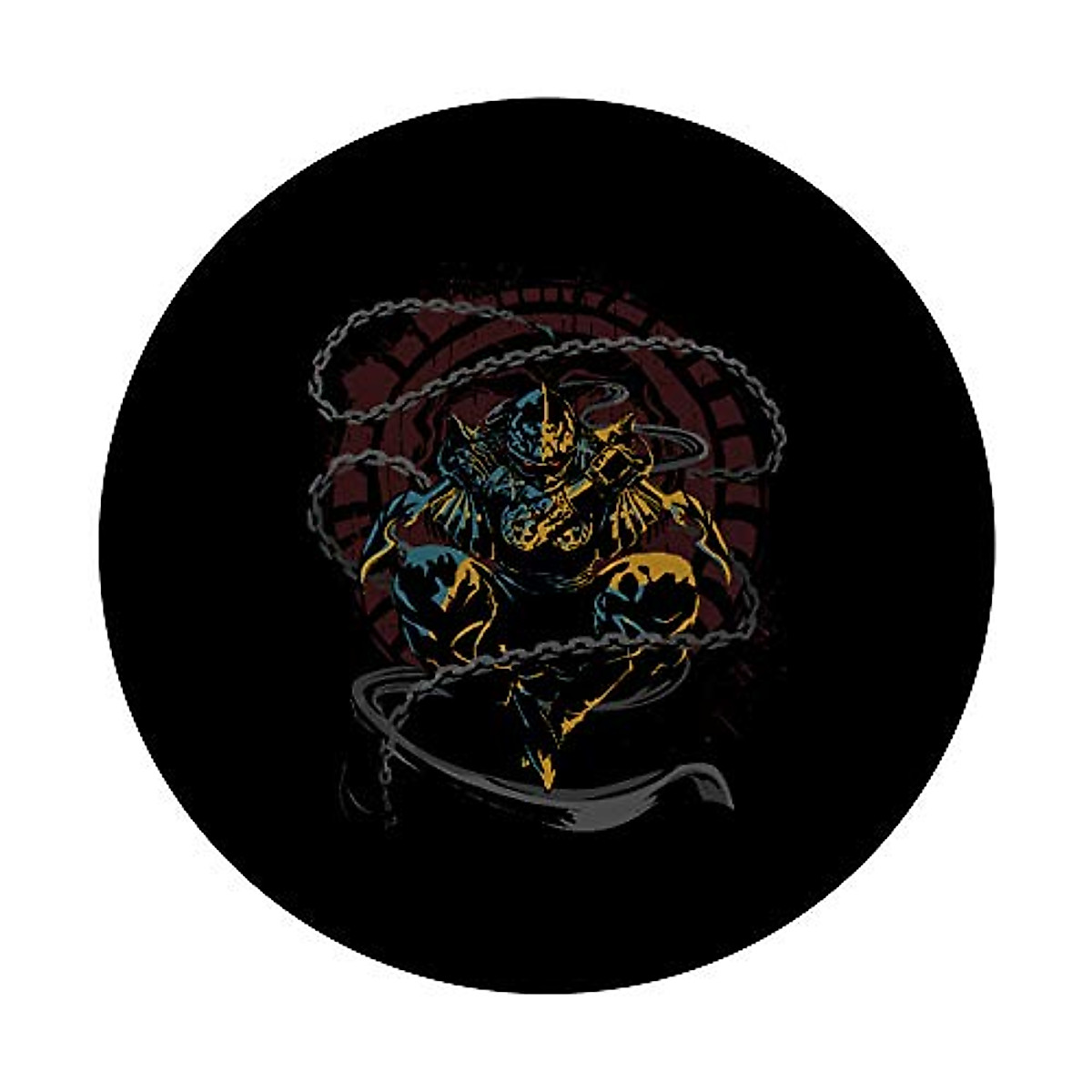 Japanese Ninja Ninjitsu Japan Street Dark Art Graphic PopSockets Swappable PopGrip