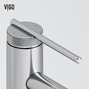 VIGO Sterling 11'' H Single Handle Single-Hole Bathroom Vessel Faucet in Chrome-VG03032CH