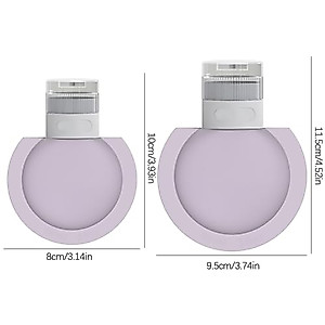 3Pcs Set Travel Bottles For Toiletries, Portable Silicone Travel Refillable Toiletry Bottle, 90ml/3oz Leakproof Squeezable Containers, for Shampoo, Conditioner, Lotion, Body Wash (S)
