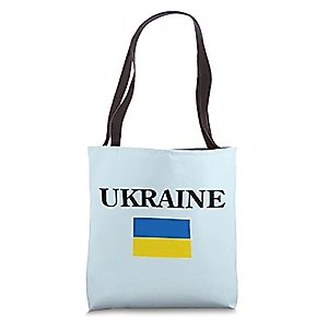 I Love Ukraine, Ukraine Flag Novelty Graphic Cool Designs Tote Bag