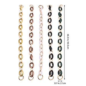 Bag Replacements Chain Replacements Chain for Bag Purse Chain Fashion Bag Chain Shoulder Bag Straps Chain