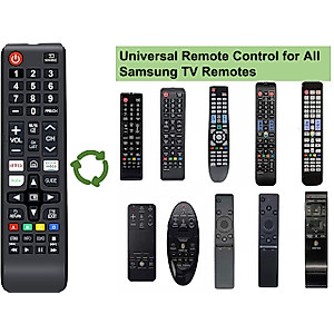 Universal Remote Control for All Samsung-TV-Remote, Compatible with All Samsung LCD LED HDTV 3D Smart TVs