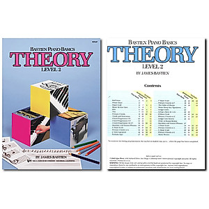 WHOMYA Bastien Piano Basics Level 2 Learning Set by Bastien - Lesson, Theory, Performance, Technique & Artistry Books & Juliet Music Piano Keys 88/61/54/49 Full Set Removable Sticker…