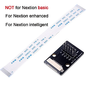 Nextion IO Adapter GPIO Expansion Board for Nextion Enhanced 2.4" 2.8" 3.2" 3.5" 4.3" 5" 7" Nextion Intelligent Display 4.3/5/7/10.1 inch (Pack of 2)