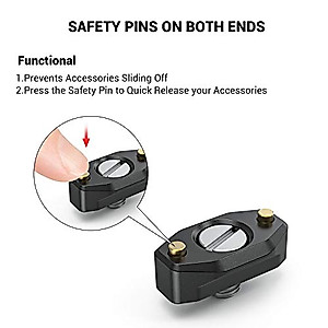 SmallRig NATO Rail with Locating Screw for ARRI 35mm BUN2501B
