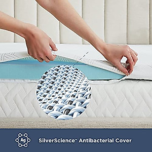 Dr. Oz Good Life Sleep All Day Fast Response Memory Foam Mattress Topper Queen Size, White