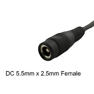 UpperFu 2pcs CCTV DC Power Splitter Cable 5.5mm x 2.5mm Female Jack to 2 Male Splitter Connector Cable 5.5mm x 2.5mm Adapter for LED Strip Surveillance Camera Security Camera