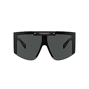 Versace Woman Sunglasses Black Frame, Dark Grey Lenses, 0MM