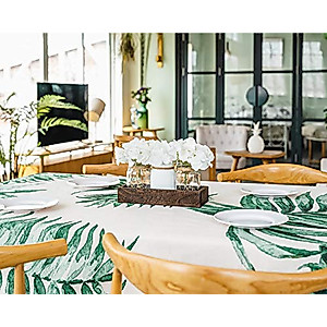 Mkono Mason Jar Table Centerpiece for Dining Room Farmhouse Lighted Dining Coffee Table Decor Wood Tray with 3 Mason Jars Table Fall Centerpiece Decor for Dining Room Bathroom Kitchen, White