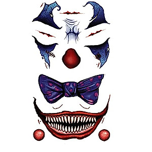 Halloween Realistic Temporary Costume Make Up Face Metallic Tattoo Kit Men or Women - (Mermaid) - 2 Kits