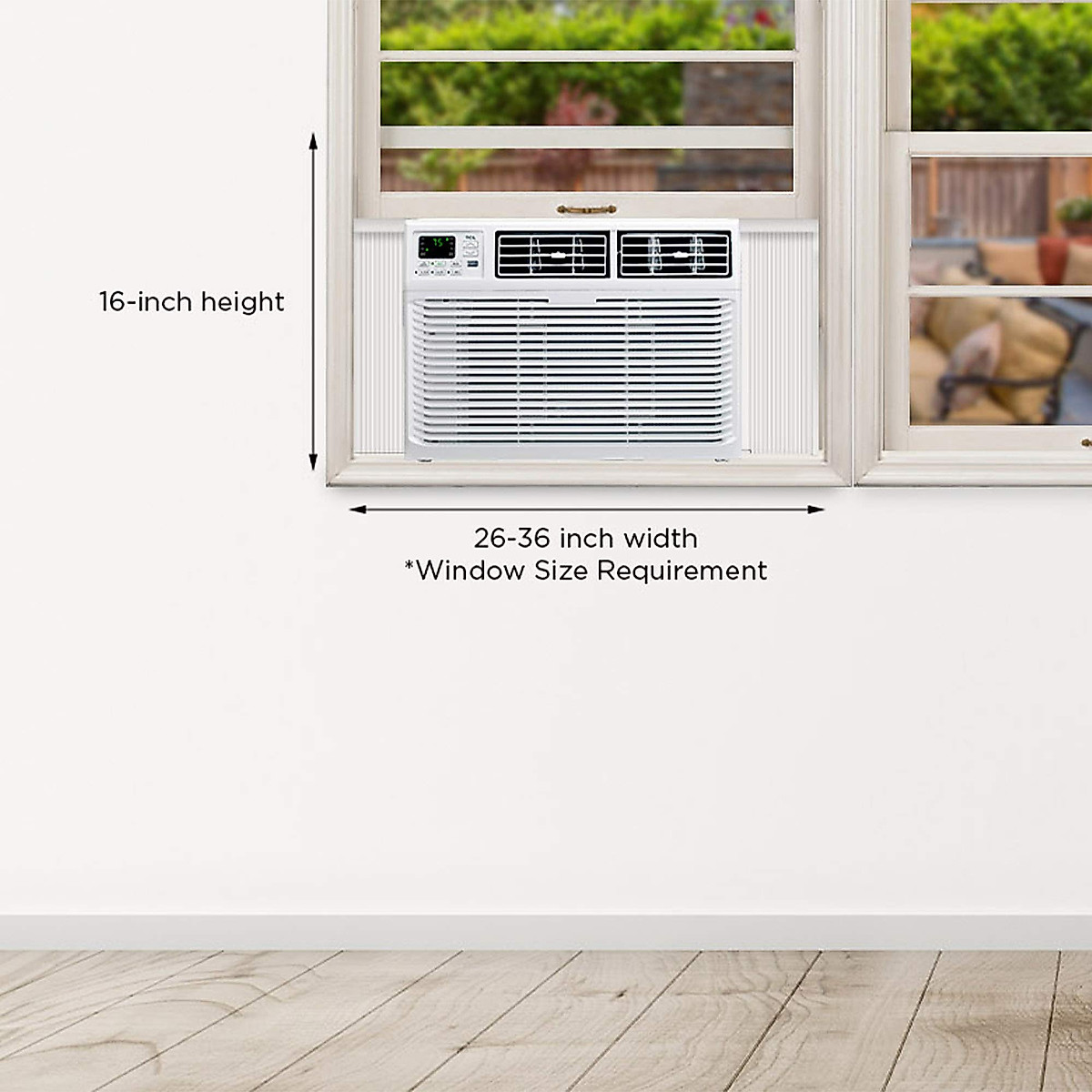 TCL 10W3E1-A Home Series Window Air Conditioner, 10,000 BTU, White