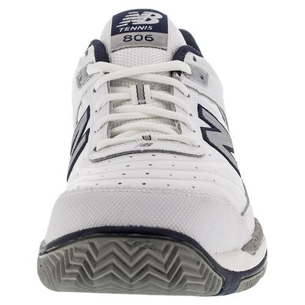 New Balance Men's 806 V1 Tennis Shoe, White, 13 M US