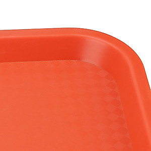 LEXININ 9 PCS 16 x 12 inch Plastic Fast Food Serving Trays, Restaurant ...