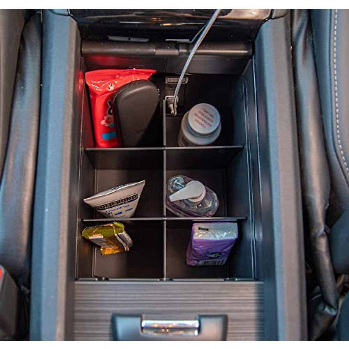 Vehicle OCD - Center Console Organizer for Honda Pilot (2016-2022) / Honda Ridgeline (2017-2023) / Honda Passport (2019-2023) - Made in USA