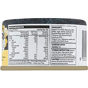 Woolworths Tuna Mayonnaise And Corn 95G - Responsibly caught tuna without use of fish aggregating devices. No artificial colours, flavours or preservatives.