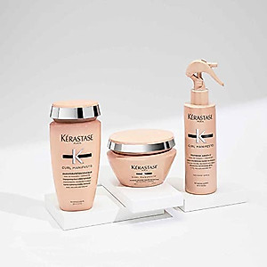 KERASTASE Curl Manifesto Hydratation Douceur Shampoo | Removes Build Up & Hydrates Curls | Softens & Reduces Frizz | For All Wavy, Curly, Very Curly & Coily Hair | 8.5 Fl Oz