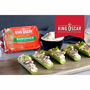 King Oscar Brisling Sardines in Extra Virgin Olive Oil, 3.75-Ounce Cans (Pack of 4)