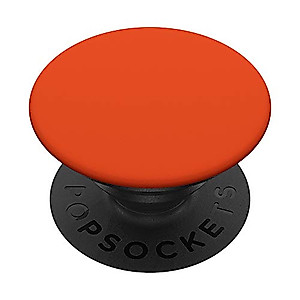 Simple Solid Color Chic Burnt Orange Design PopSockets Swappable PopGrip