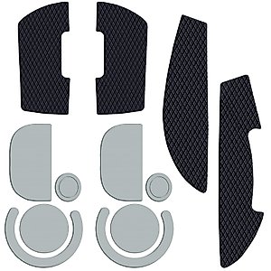 AQIDAP Mouse Skatez/Mouse Feet for Logitech G PRO X Superlight Wireless Gaming Mouse（ 2 in 1 Mouse Feet + Mouse Anti-Slip Tape ） Grey