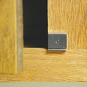 Master Magnetics Ceramic Latch Magnet Assemblies - Rectangular with Center Hole, Zinc Plated, 1" Length, 0.875" Width, 0..25" Height, 7 Pound Pull, Silver, Pack of 20, CA403CNX20