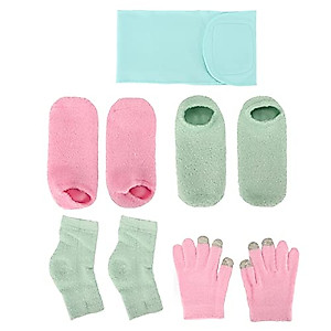Moisturizing Gel Repair Gloves for Hand Foot Elbow Neck Hydrating Skin Repair Hydrating Covers Neck Elbow Hand Foot