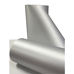 Brushed Silver Metal - Air Release Vinyl Decal Mod Skin Kit by System Skins - Compatible with Xbox Series X Console (XBX)