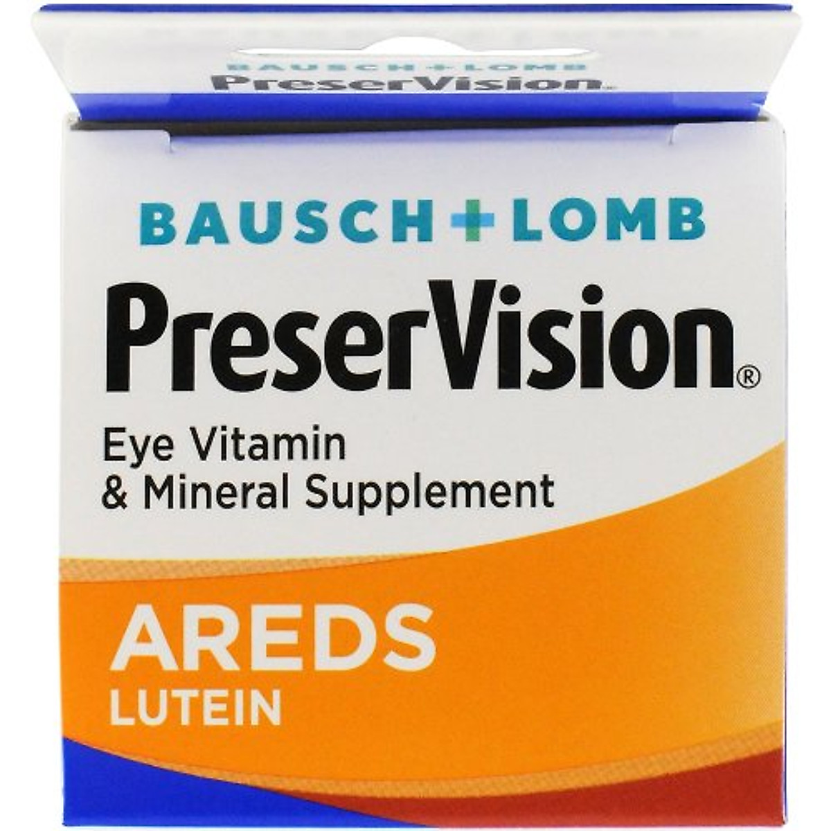 Bausch + Lomb Preservision With Lutein Eye Vitamin & Mineral Supplement, 50 Count Soft Gels