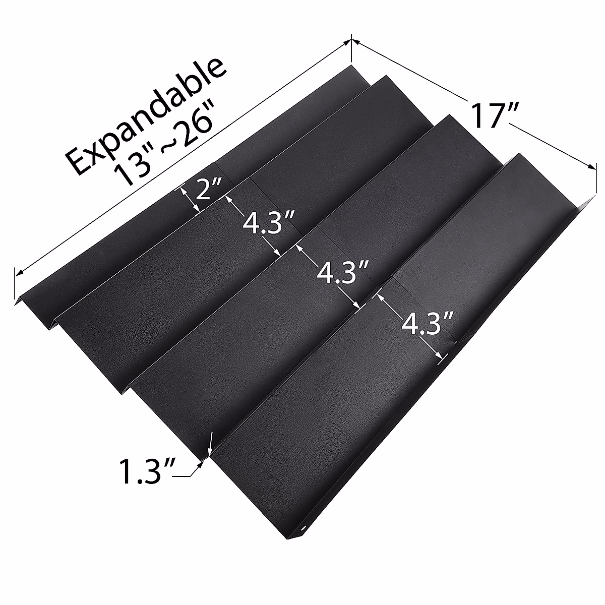 Spice Rack Drawer Organizer for Kitchen,Adjustable Expandable Spice Rack Tray Insert 4 Tiers