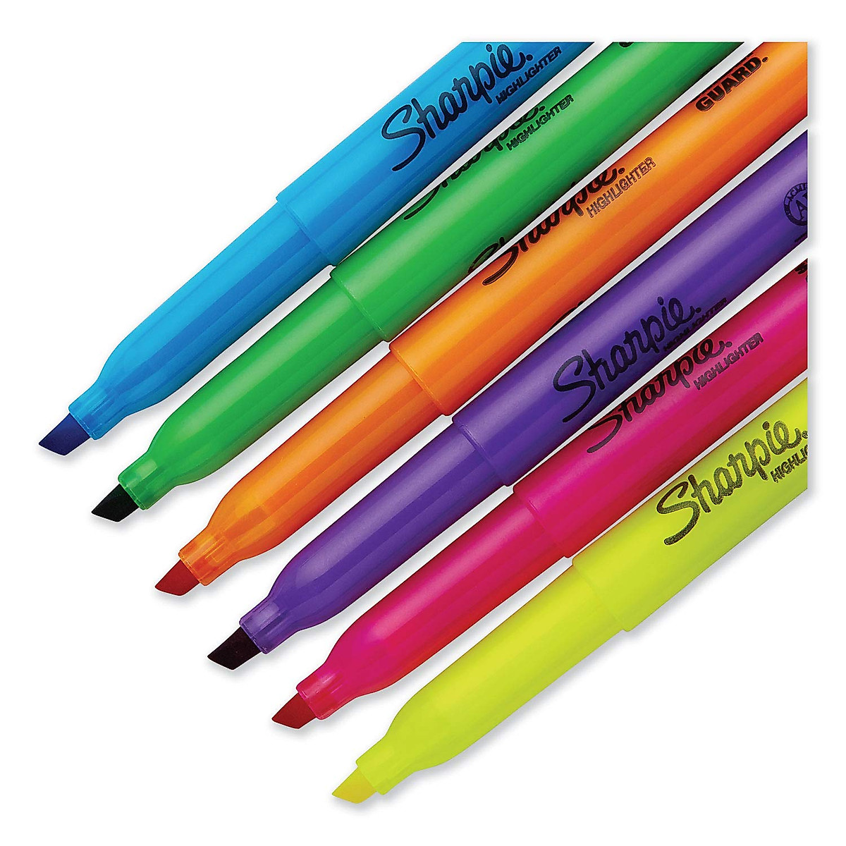 SHARPIE Pocket Style Highlighters, Chisel Tip, Assorted Colors, 24 Count