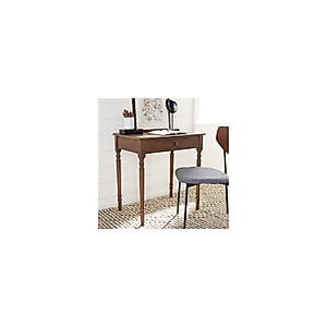 SAFAVIEH Home Collection Arina Black 1-Drawer Computer Table Office Desk DSK5710B, Brown