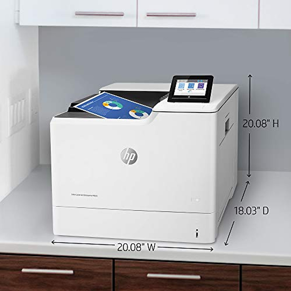 HP Color LaserJet Enterprise M653dn Printer with Duplex Printing (J8A04A)