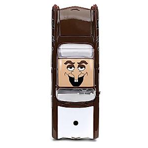 Jada 1959 Cadillac Coupe DeVille Brown and White with Graphics and Count Chocula Diecast Figurine Hollywood Rides Series 1/24 Diecast Model Car