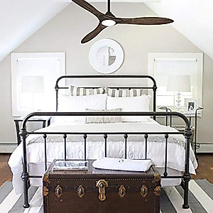 Minka Aire F868L-ORB Sleek 60" Ceiling Fan with LED Light and Remote Control, Oil Rubbed Bronze