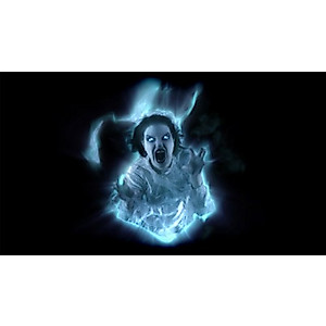 AtmosFear FX Ghostly Apparitions & Bone Chillers DVD Plus Reaper Brothers High Resolution Rear Projection Screen for Virtual Halloween Window Projection Movies