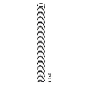 Spare Hardware Parts Bed Frame Long Threaded Screw (Replacement for IKEA Part #111451) (Pack of 4)