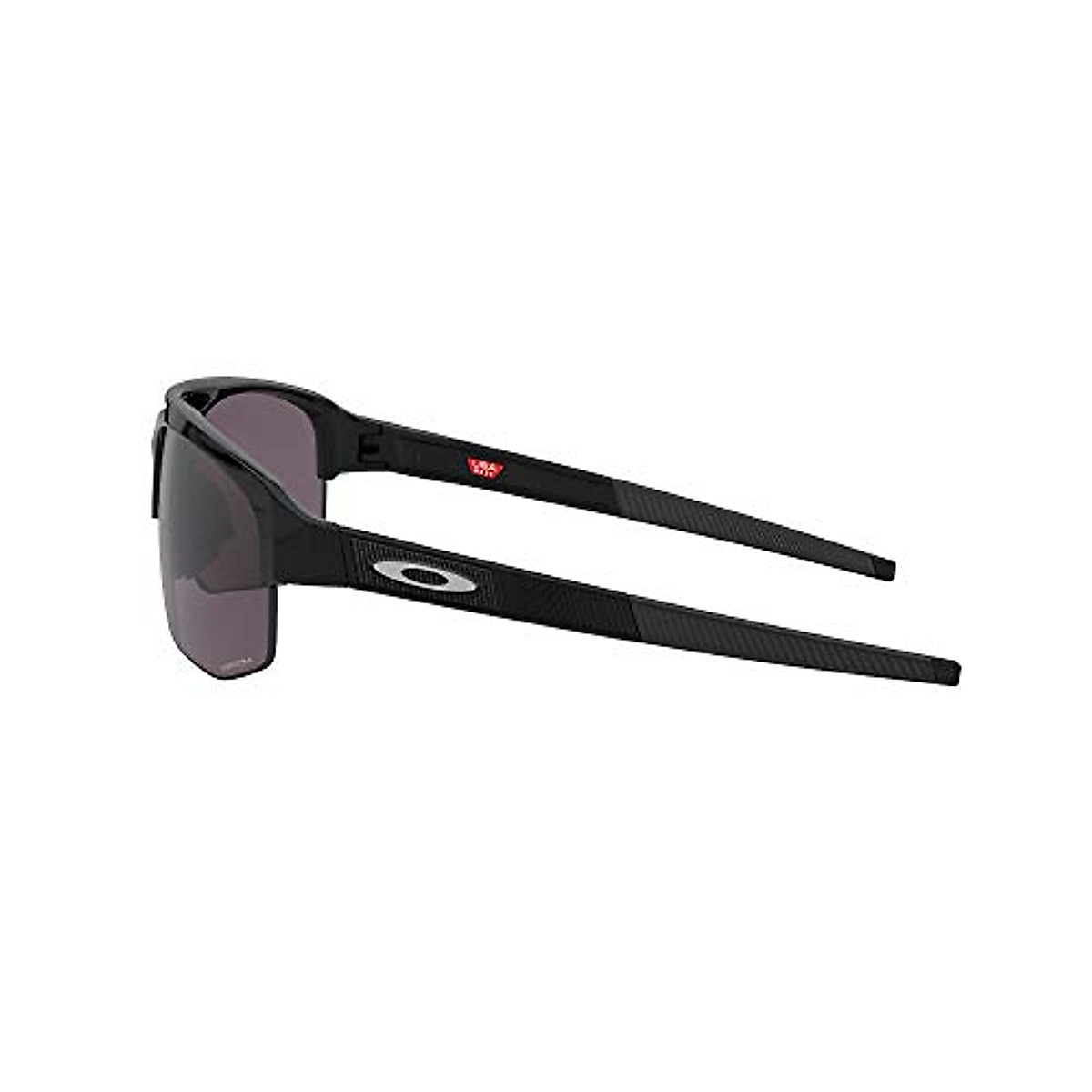 Oakley Men's OO9424 Mercenary Rectangular Sunglasses, Polished Black/Prizm Grey, 70 mm
