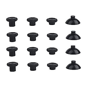 RALAN 16 in 1 Replacement Accessories Kit compatible with Xbox One S/X,Xbox Series S/X,Xbox Elite Controller Series 1/2 - 4 Thumbsticks Replacement with 12 Swap Joysticks