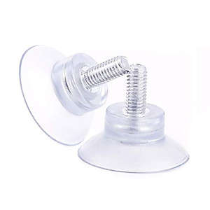 KINMAD 10 Pcs M8x13mm Rubber Strong Suction Cup Screw with 35mm Sucker Hanger Pads for Table Glass Tops