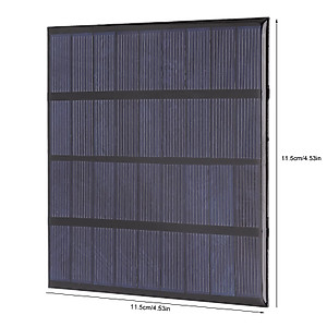 Solar Panel Battery Mini Tool Generating Panel Charger 9V Board Polysilicon Miniature 2W Utensil for Tool Tool Charger Power Battery Charger Battery Charging Solar Panels